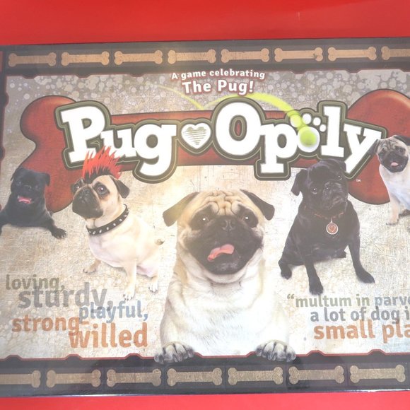Late for the Sky | Toys | New Pugopoly Pugopoly Dog Monopoly Board Game ...